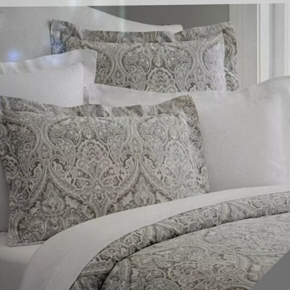 Pottery Barn | Bedding | Pottery Barn Mackenna Paisley Organic Percale ...